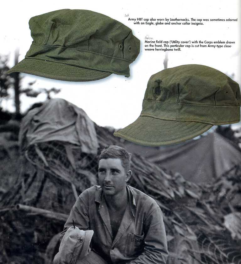WW2 USMC M-1944 HBT UTILITY Field COVER (P-44 FIELD CAP) | eBay